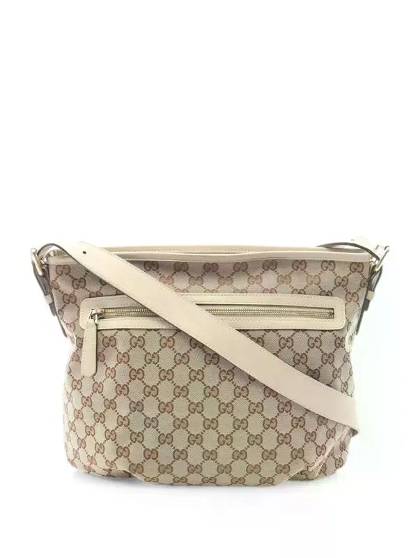 Gucci 2000s Gg Canvas Shoulder Bag