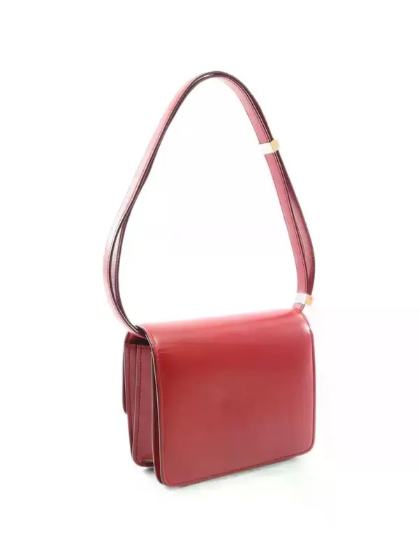 Celine Classic Box Shoulder Bag - Red