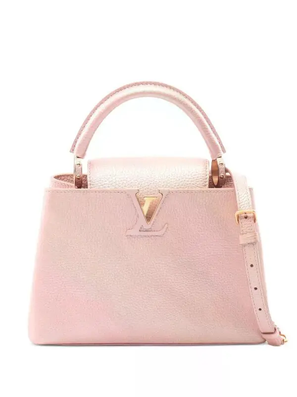 LOUIS VUITTON Capucines Bb Tote Bag - Pink