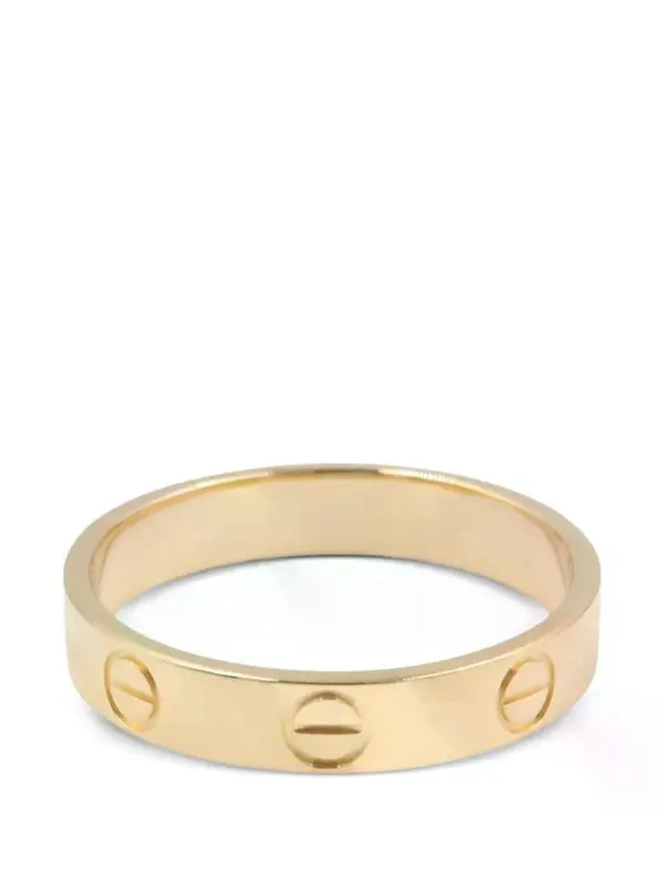 Cartier 18kt Yellow Mini Love Ring - Gold