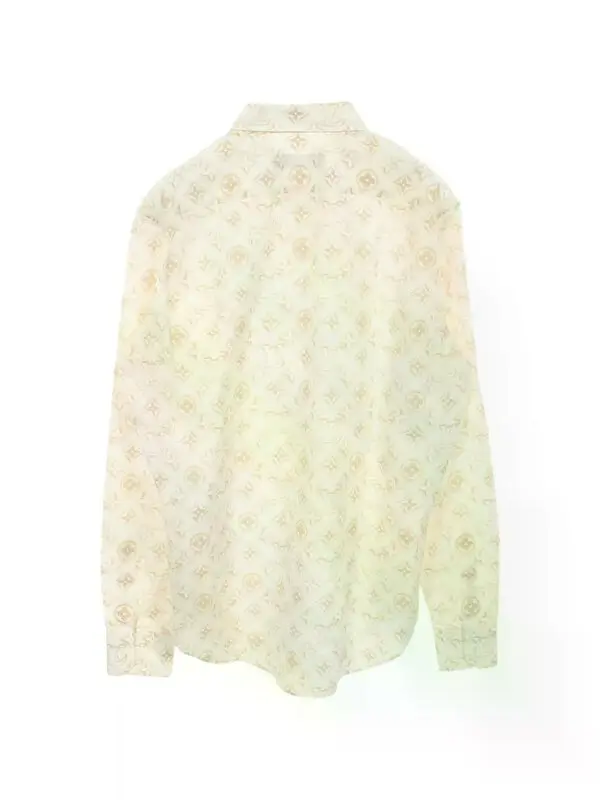 LOUIS VUITTON 2000s Monogram Sand Shirt