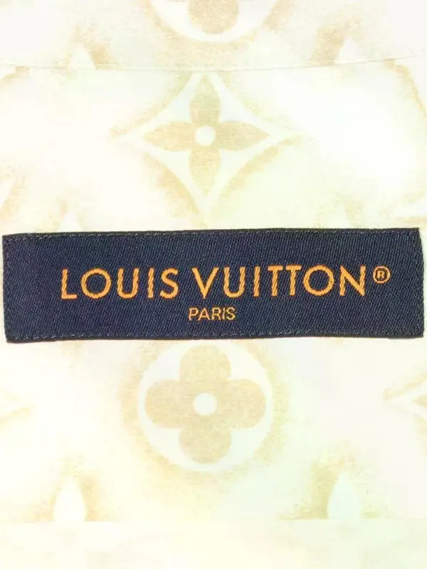 LOUIS VUITTON 2000s Monogram Sand Shirt