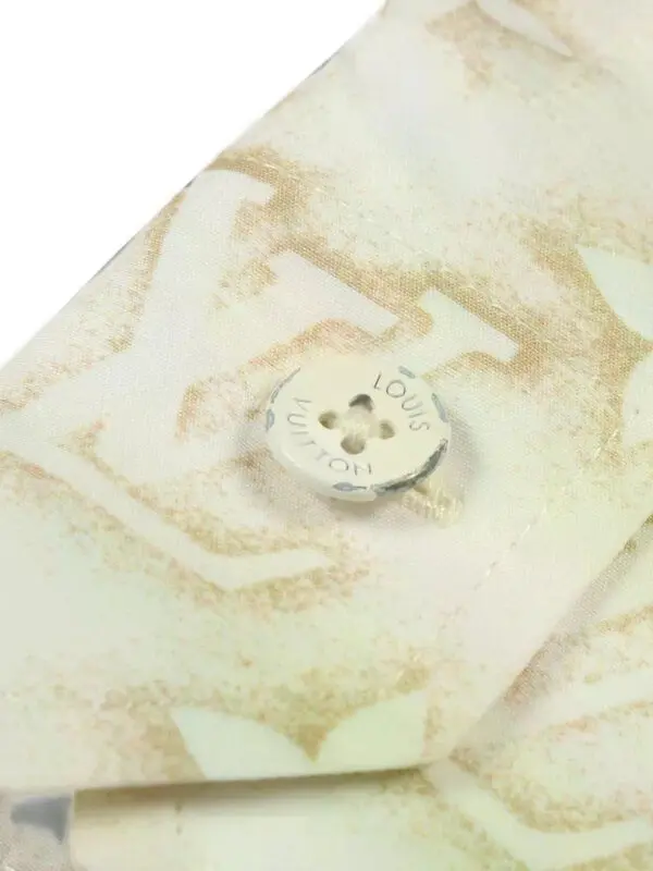 LOUIS VUITTON 2000s Monogram Sand Shirt