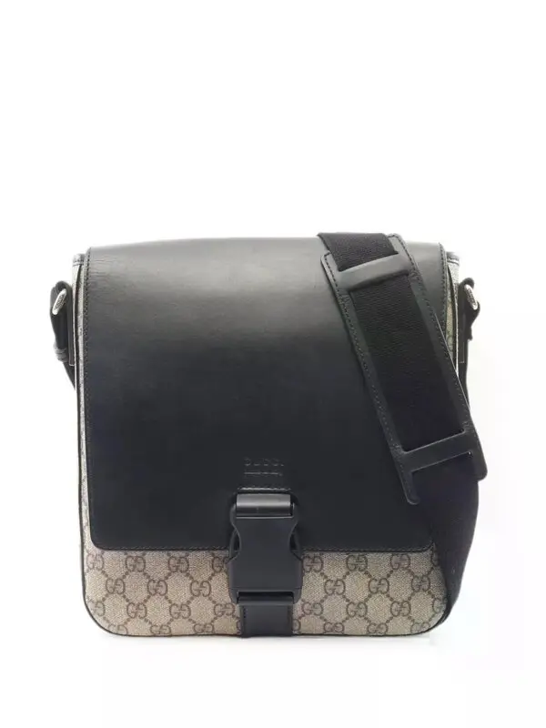 Gucci 2000s Gg Supreme Messenger Bag - Neutrals
