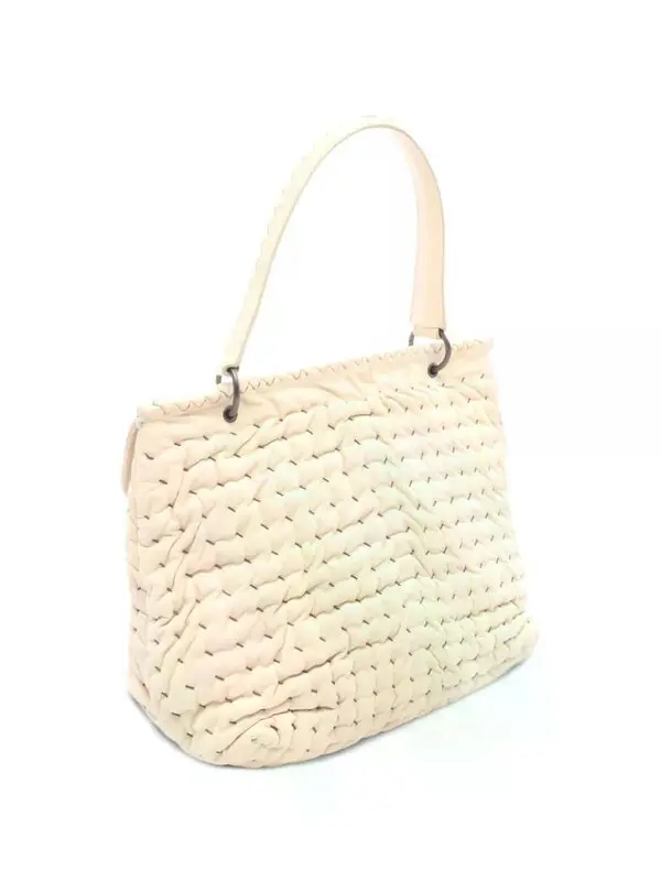 Bottega Veneta 2000s Intrecciato Tote Bag - Neutrals