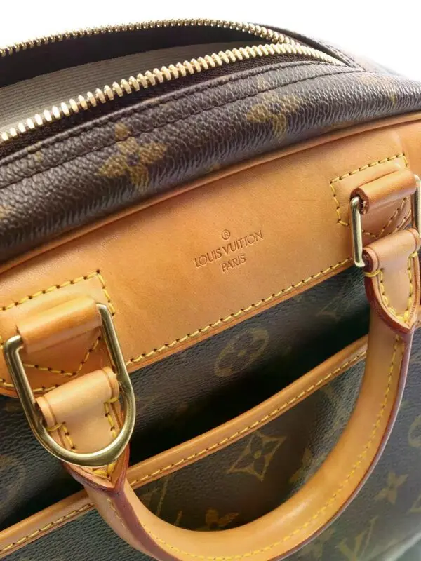 LOUIS VUITTON 2004 Trouville Handbag - Brown