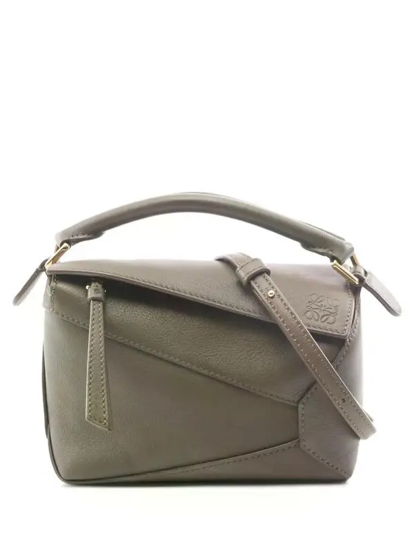 Loewe Mini Puzzle Edge Handbag - Grey