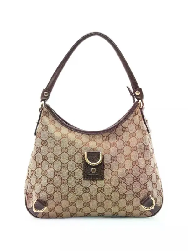 Gucci 2000s Abby Gg Canvas Shoulder Bag