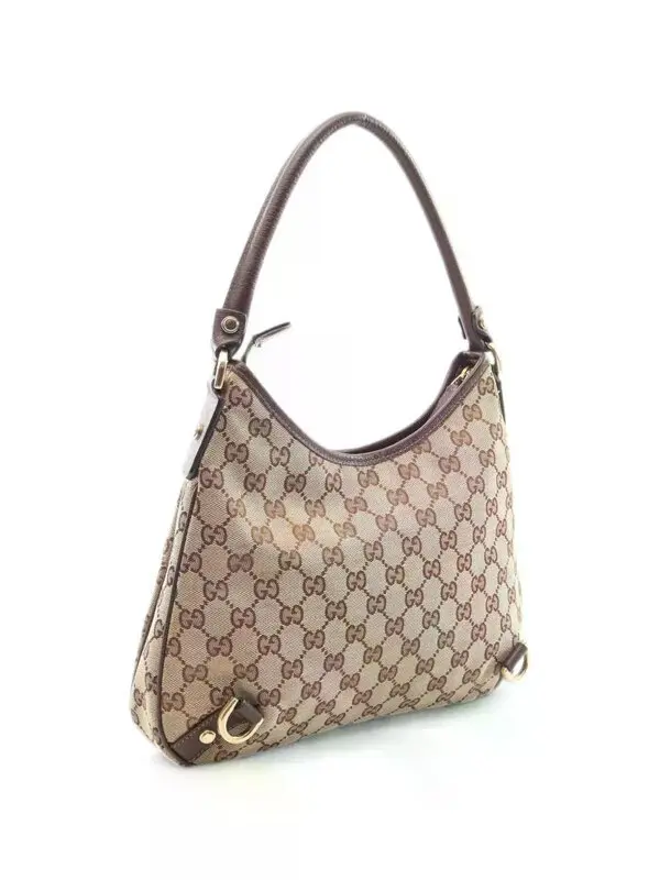 Gucci 2000s Abby Gg Canvas Shoulder Bag