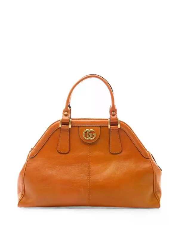 Gucci 2000s Liber Gg Tiger Head Tote Bag