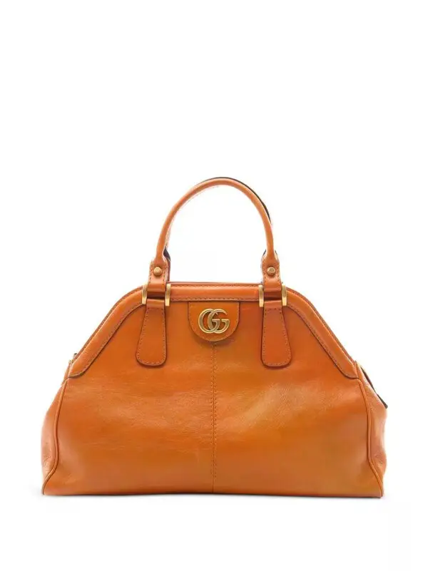 Gucci 2000s Liber Gg Tiger Head Tote Bag