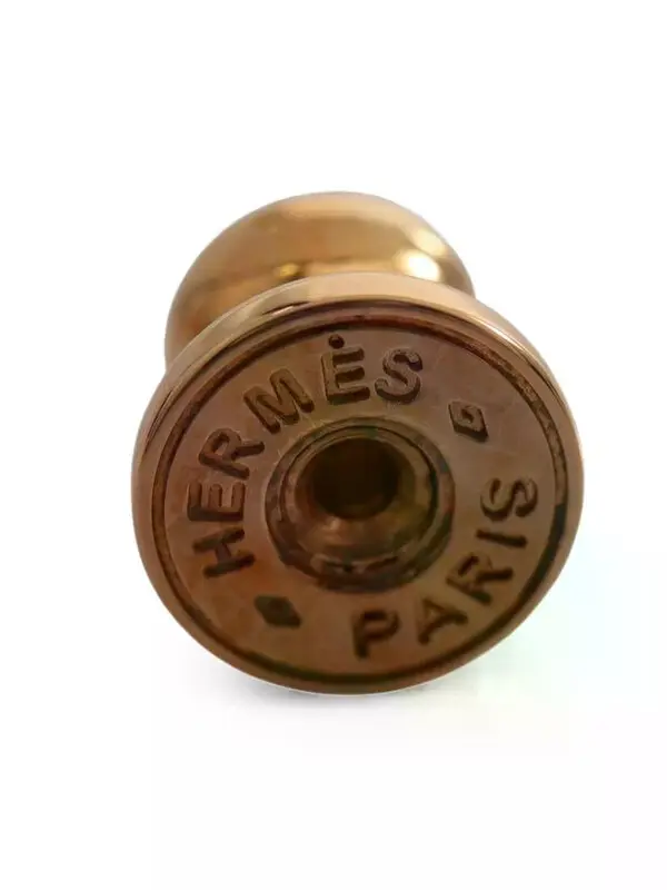 Hermès Tone Enamel 'h' Stud Earrings