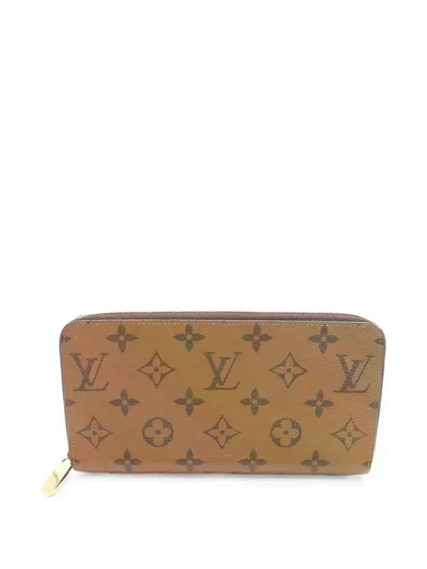LOUIS VUITTON 2021 Zippy Monogram Reverse Wallet