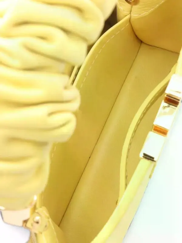 LOUIS VUITTON Mini Capucines Scrunchie Handbag