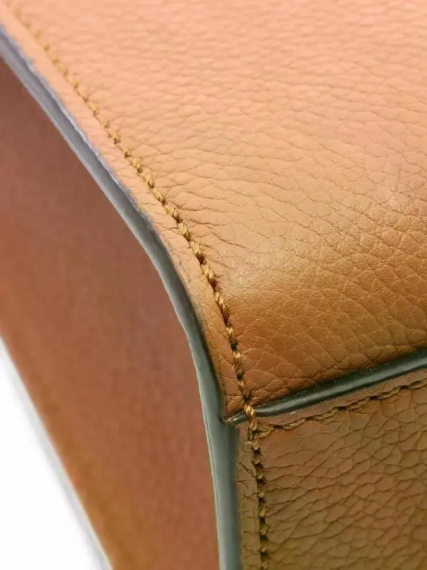 Fendi 2010s Go To Shopper Leather Tote Bag