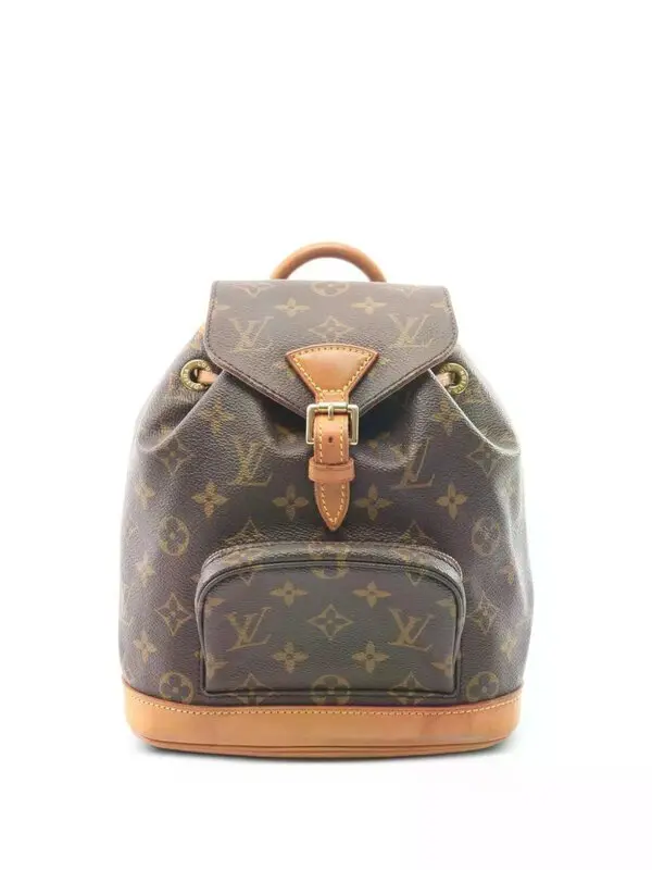 LOUIS VUITTON Monogram Montsouris Backpack - Brown