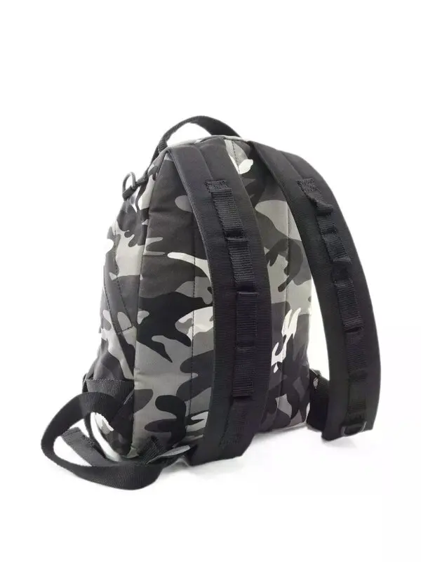 Balenciaga 2010s Small Army Multi-carry Camouflage Backpack