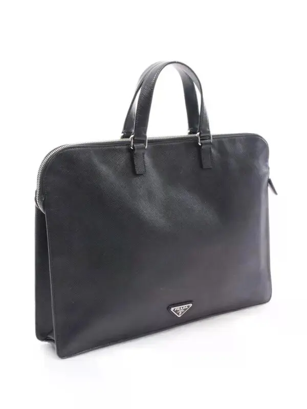 Prada 2000s Saffiano Travel Briefcase
