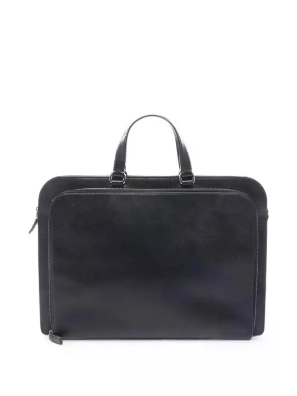 Prada 2000s Saffiano Travel Briefcase