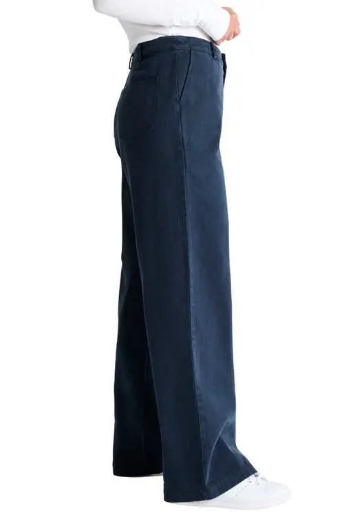 Splendid Lee High Waist Wide Leg Cotton Pants