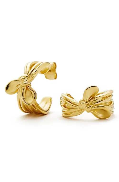 MISSOMA Mark Gong Bow Hoop Earrings