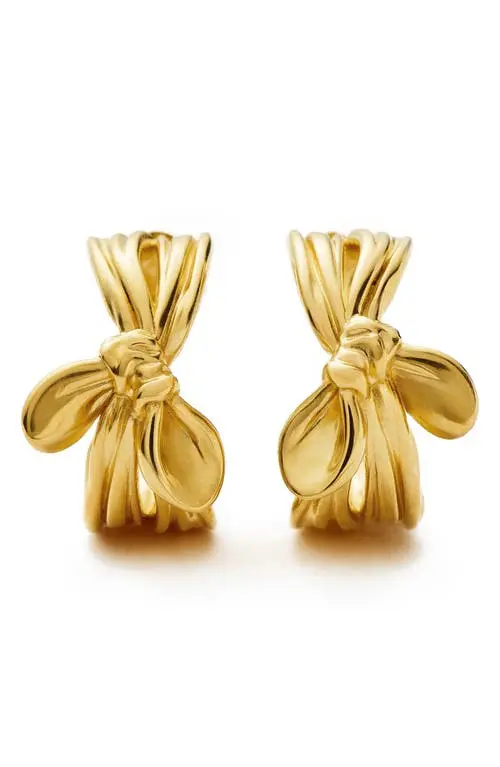 MISSOMA Mark Gong Bow Hoop Earrings