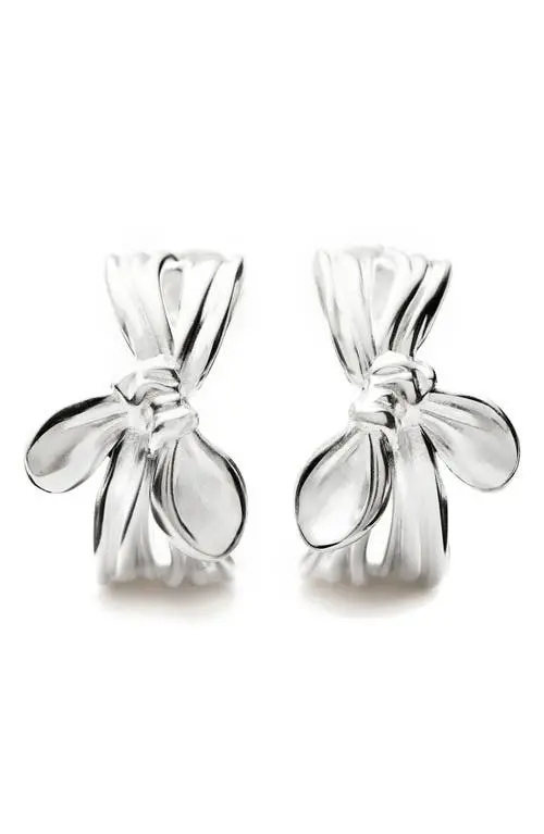 MISSOMA Mark Gong Bow Hoop Earrings