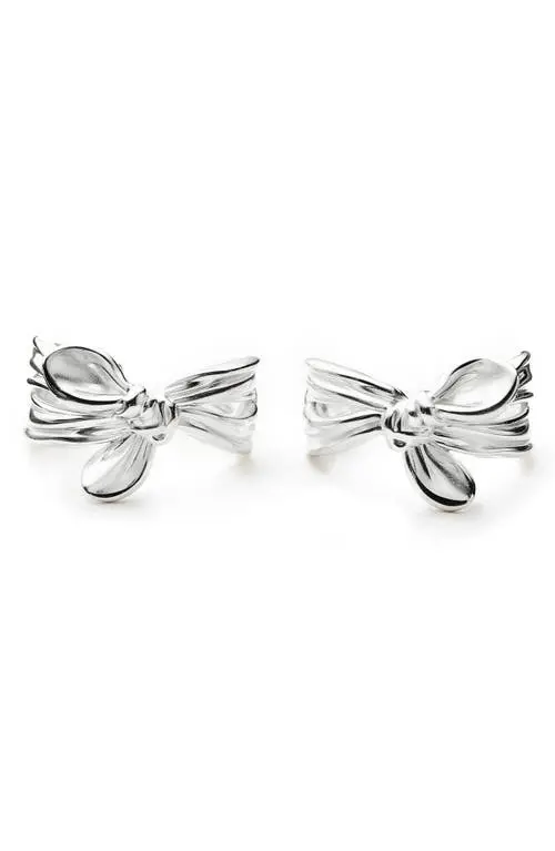 MISSOMA Mark Gong Bow Hoop Earrings