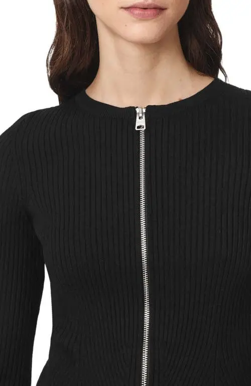 ALLSAINTS Cruz Zip Cardigan - Black