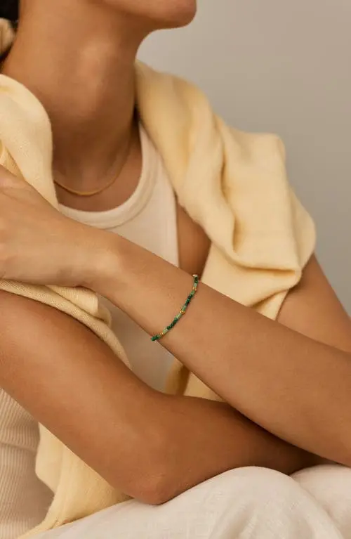 MISSOMA Beaded Gemstone Bracelet - Gold