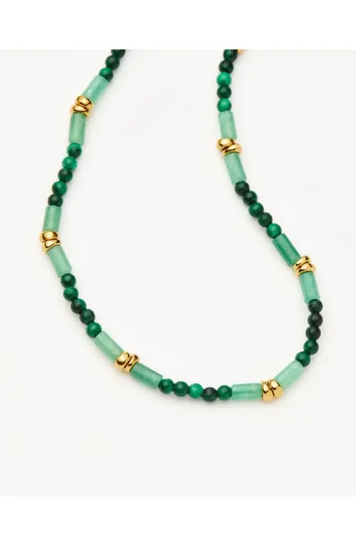 MISSOMA Beaded Gemstone Bracelet - Gold