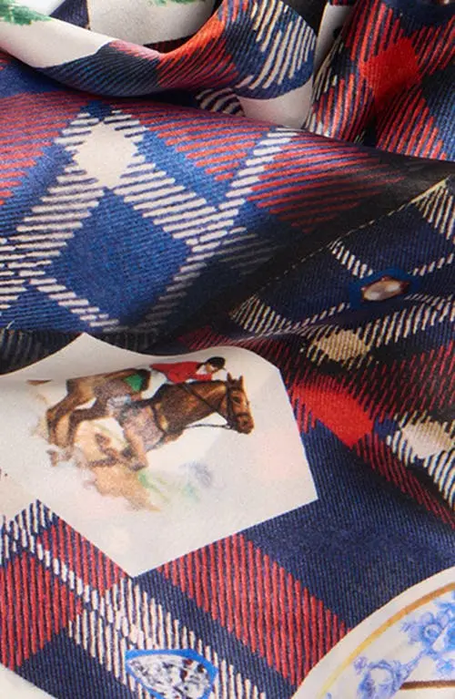 Acne Studios Volta Ceramics Print Square Organic Silk Scarf