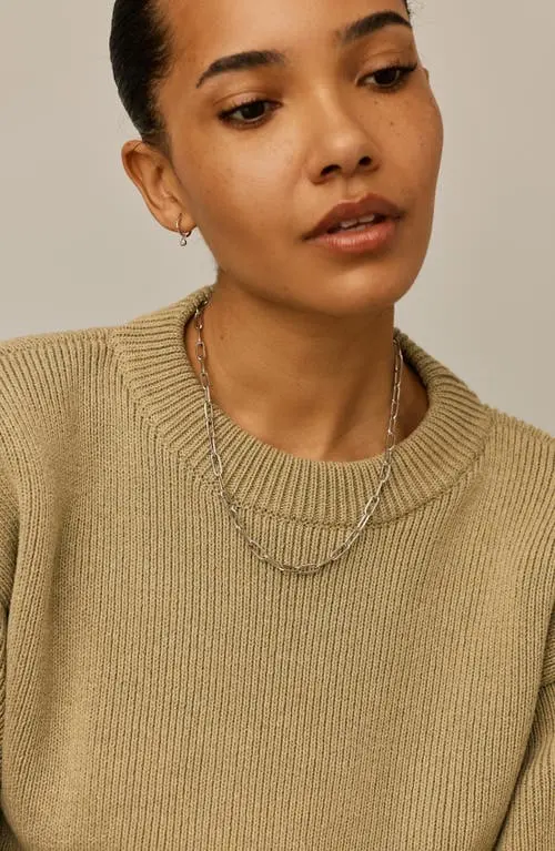 MISSOMA Classic Paperclip Chain Necklace In Platinum Pvd-plated Stainless Steel