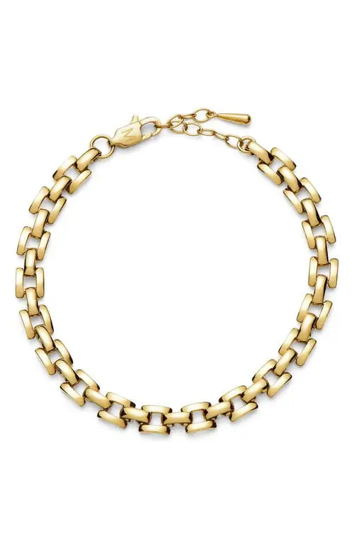 MISSOMA Timepiece Link Chain Bracelet In 18k Pvd Plate