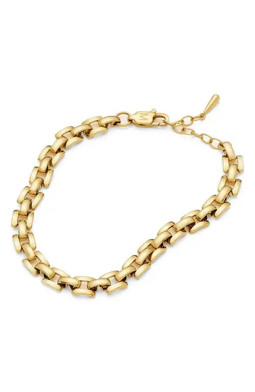 MISSOMA Timepiece Link Chain Bracelet In 18k Pvd Plate