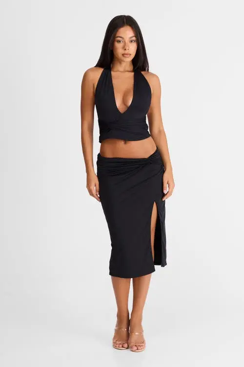 SASHA THERESE Arielle Midi Skirt