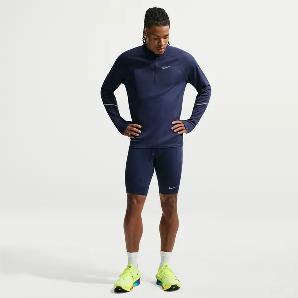Nike Stride Dri-fit 1/2-length Running Tights - Blue