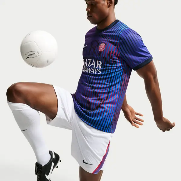 Nike Paris Saint-germain Dri-fit Soccer Pre-match Top - Blue
