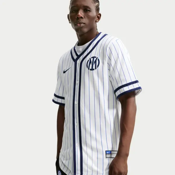 Nike Inter Milan Away Sportswear Baseball Jersey - White
