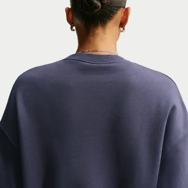 Nike Studio Fleece Weight Oversized Cropped Crew