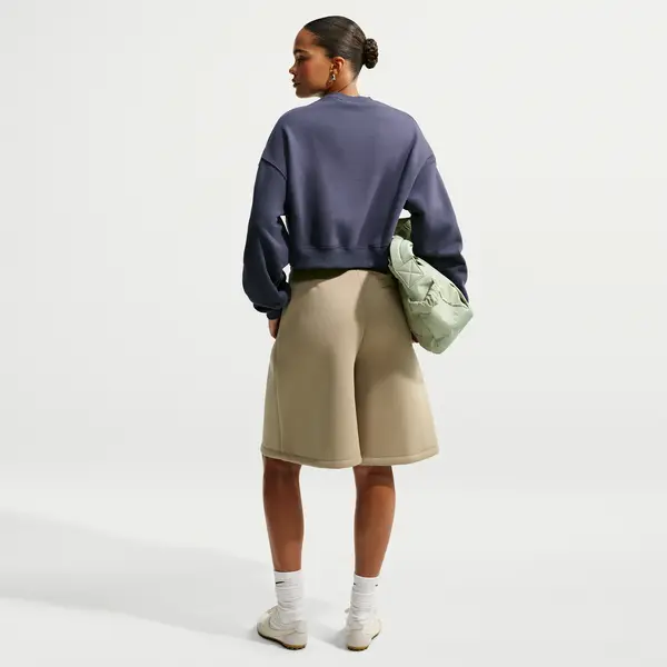 Nike Studio Fleece Weight Oversized Cropped Crew