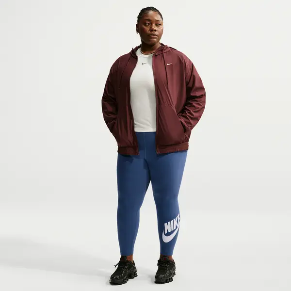 Nike Sportswear Classics High-waisted Graphic Leggings - Blue