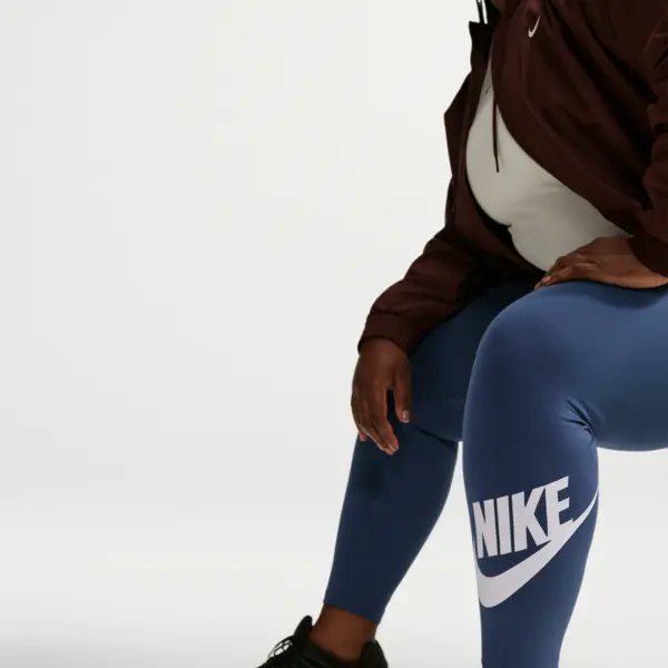 Nike Sportswear Classics High-waisted Graphic Leggings - Blue