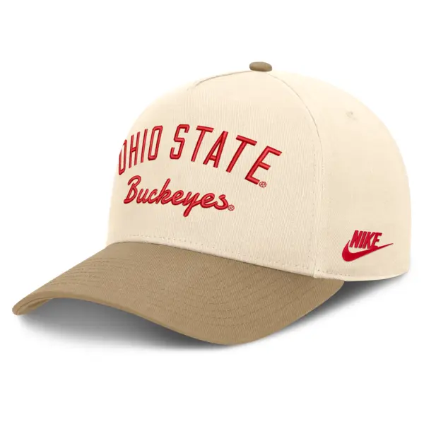 Nike Ohio State Legacy Rise College A-frame Adjustable Hat