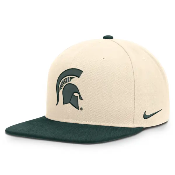 Nike Michigan State Campus Prep Dri-fit College Adjustable Hat - Brown