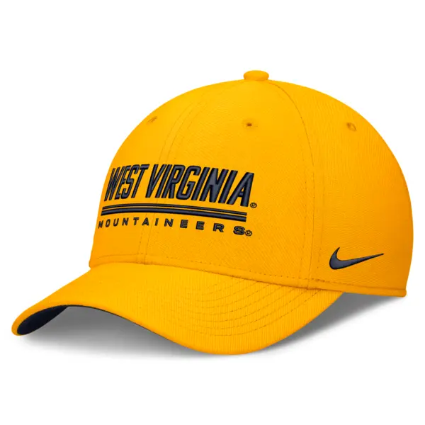 Nike West Virginia Mountaineers Stretch Fit College Hat - Yellow