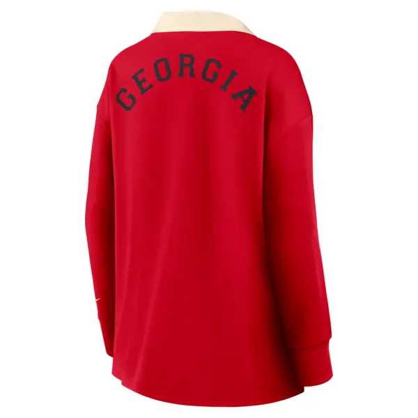Nike Dri-fit Oversized Long-sleeve Polo