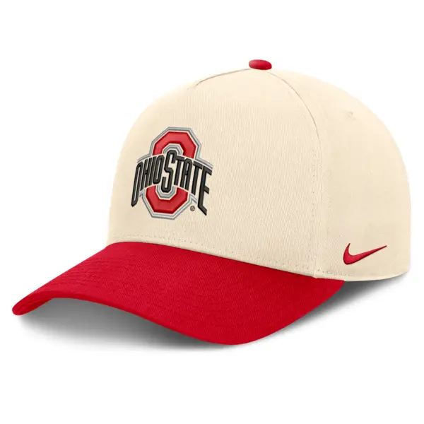 Nike Ohio State Campus Prep Rise College A-frame Adjustable Hat - Brown