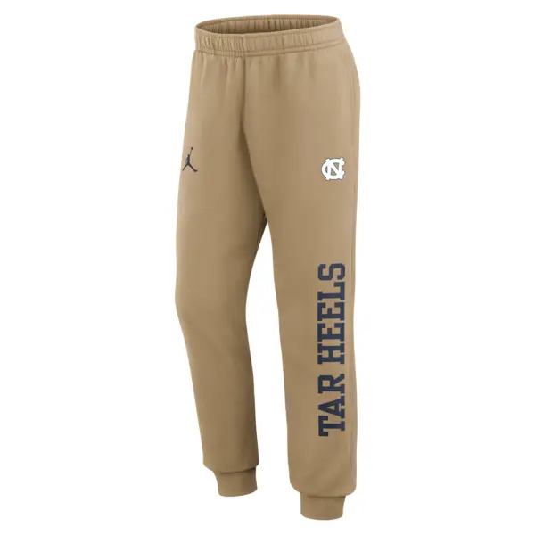 JORDAN North Carolina Primetime Club Brand College Jogger Pants - Brown