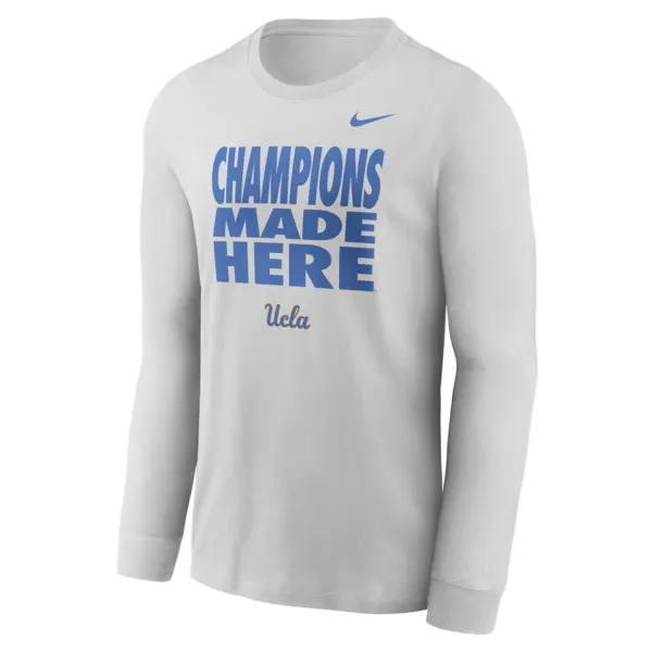 Nike Jordan Brand Ucla Long Sleeve Graphic T-shirt - Grey